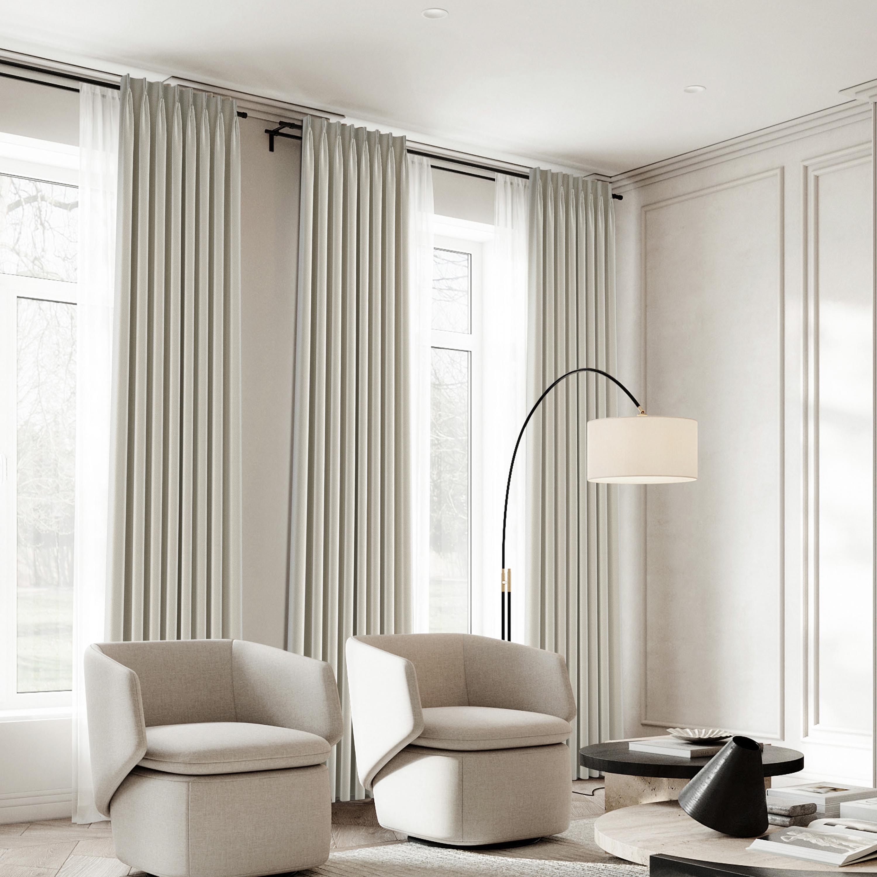 Blackout Velvet Curtains: Custom Wave Fold & Triple Pleat - Etsy