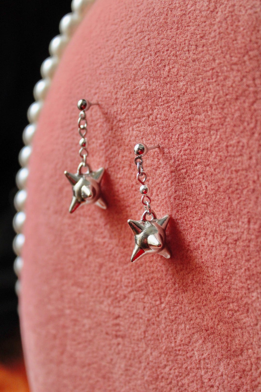 Scourge | Gothic Flail Handmade Dangle Novelty Earrings, Fantasy ...