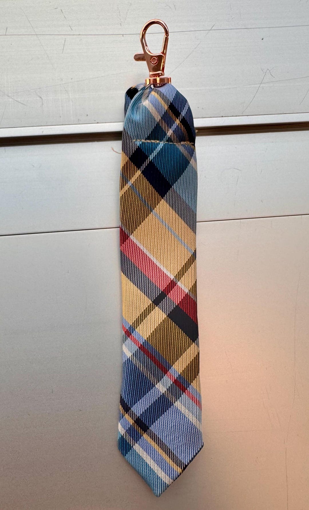 Upcycled Tie Key Fob, 7 Inch - Etsy