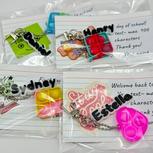 First Day of School Name Tag Gifts for Students Encouragement Gift for ...