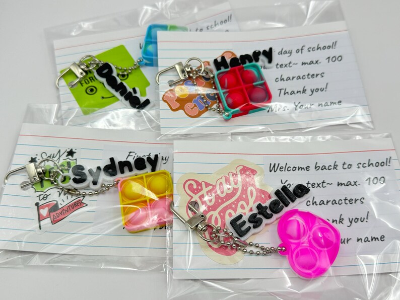 First Day of School Name Tag Gifts for Students Encouragement Gift for ...