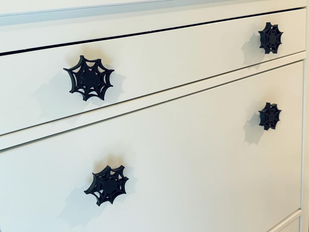 Spider Web Knobs Drawer Pulls Kids Furniture Knobs Spider Web Unique ...