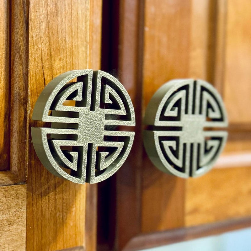 Antique Asian Knobs and Pulls - Etsy