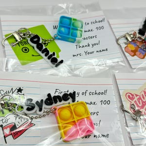 First Day of School Name Tag Gifts for Students Encouragement Gift for ...