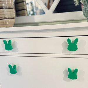 Bunny Drawer Knobs and Pulls Kids Bunny Knobs Furniture Knobs Bunny ...