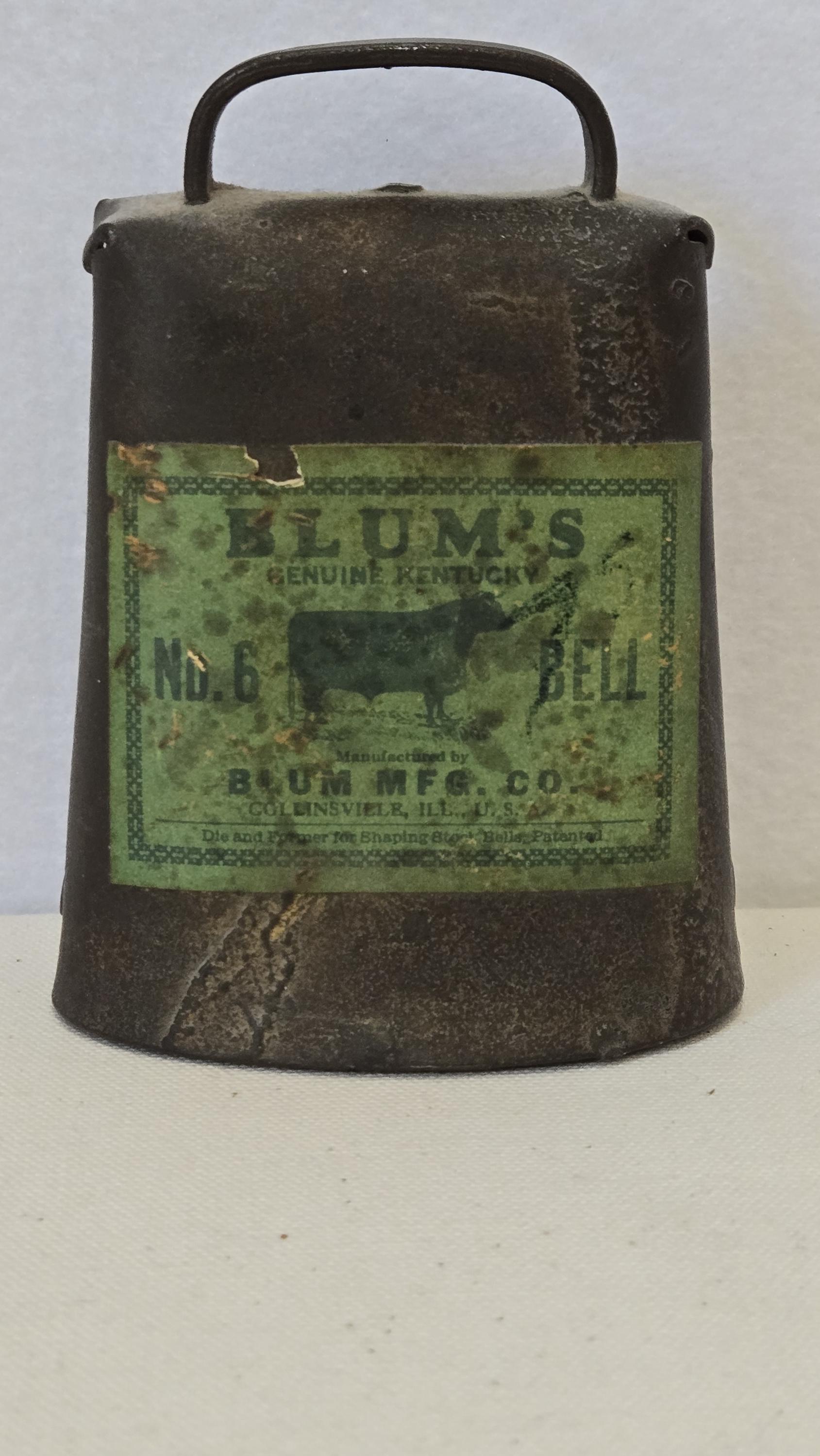 Antique, Blum's No 6 Bell, Original Green Label - Etsy