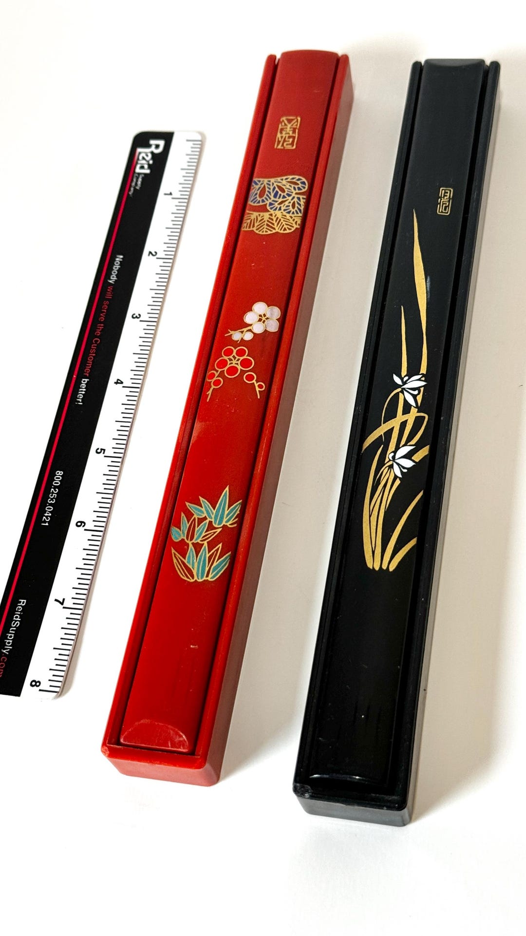 Japanese Chopstick Boxes, Set of 2, - Etsy