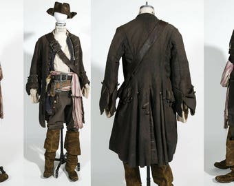 Jack sparrow coat | Etsy