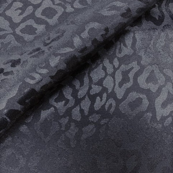 Blue Leopard Fabric - Etsy