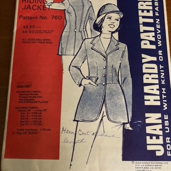 Jean Hardy Pattern - Etsy