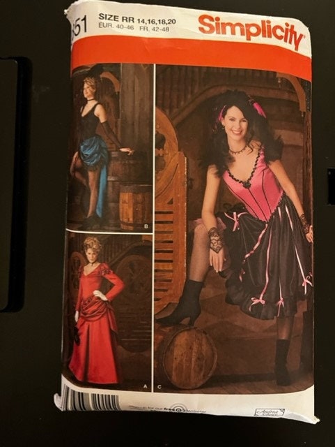 Saloon Girl Dress Patterns