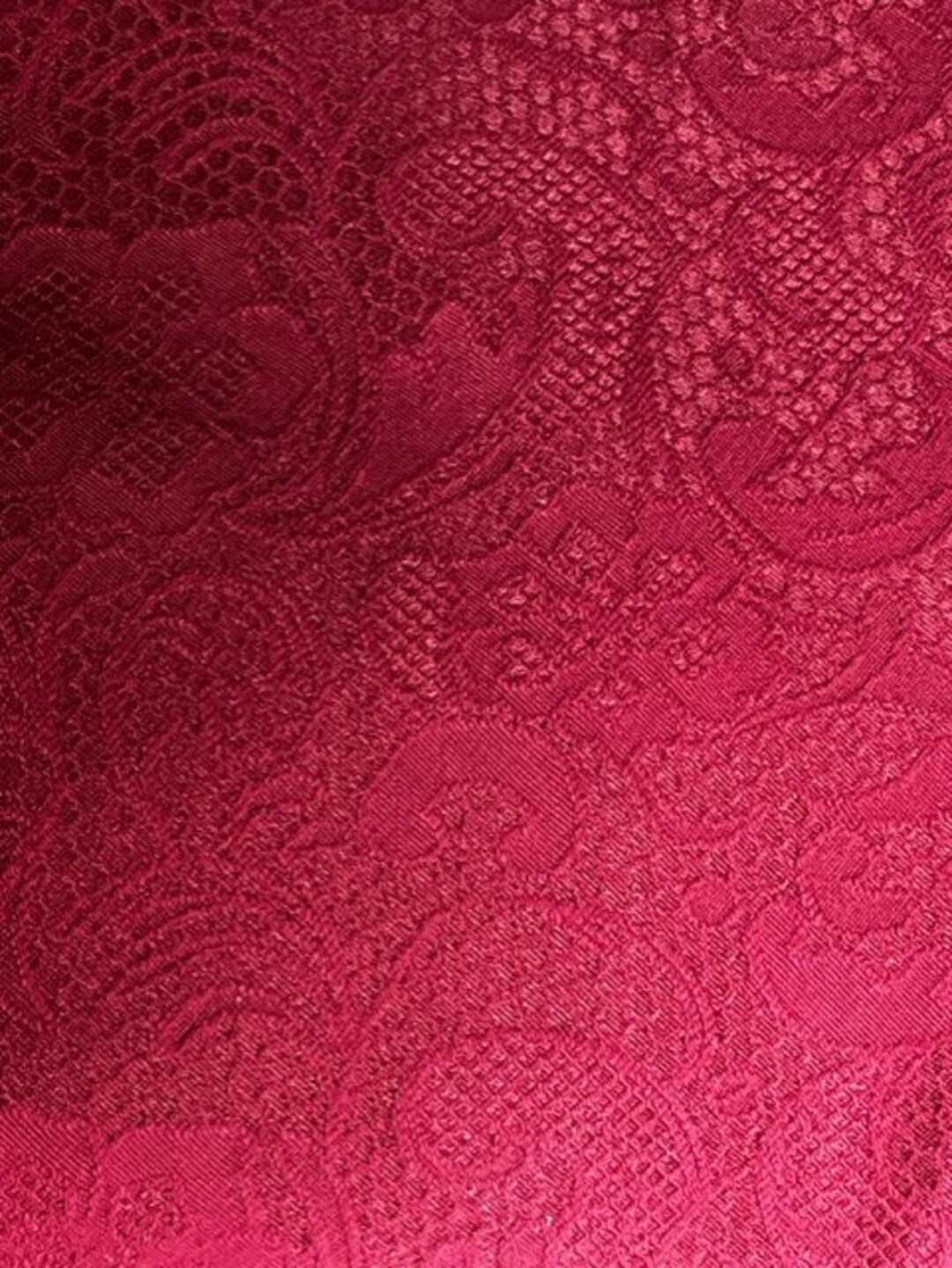 Exquisite Burgundy Red Lace Design Lace Look Textured Drapery ... Exquisite Burgundy Red Lace Design Lace Look Textured Drapery ...