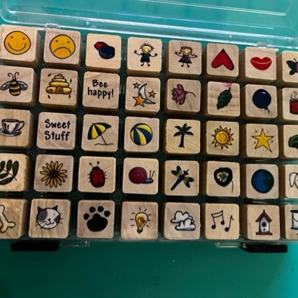 Mini Rubber Stamp - Etsy