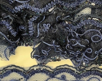 Navy Blue Sequin | Etsy