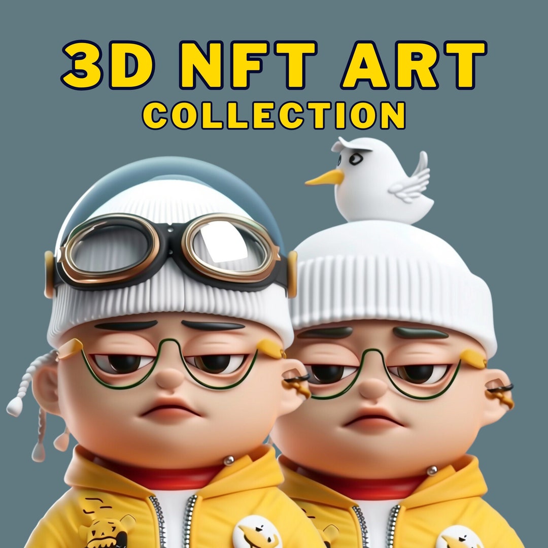 CUSTOM Unique 3D NFT Art Collection, 3D Character, 3D Modeling, 3D ...