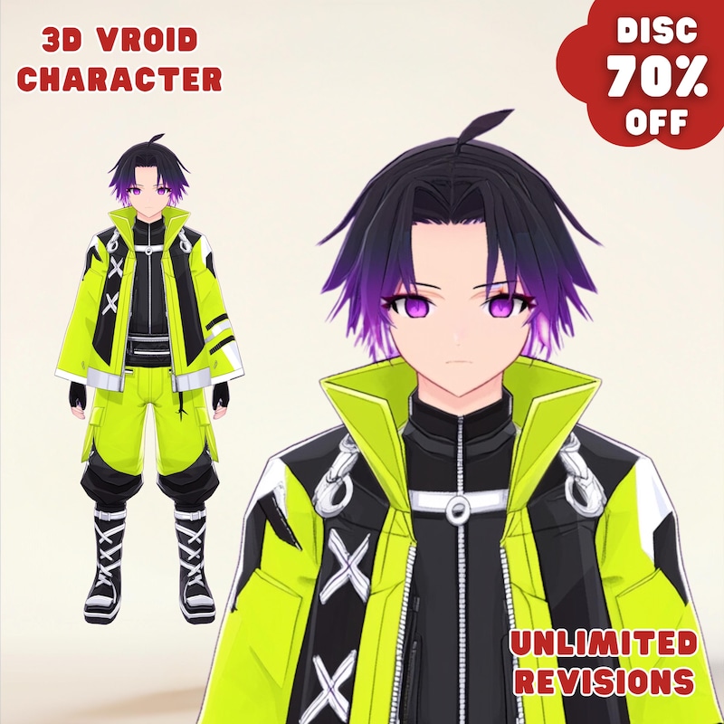 Vrchat Avatar Male - Etsy