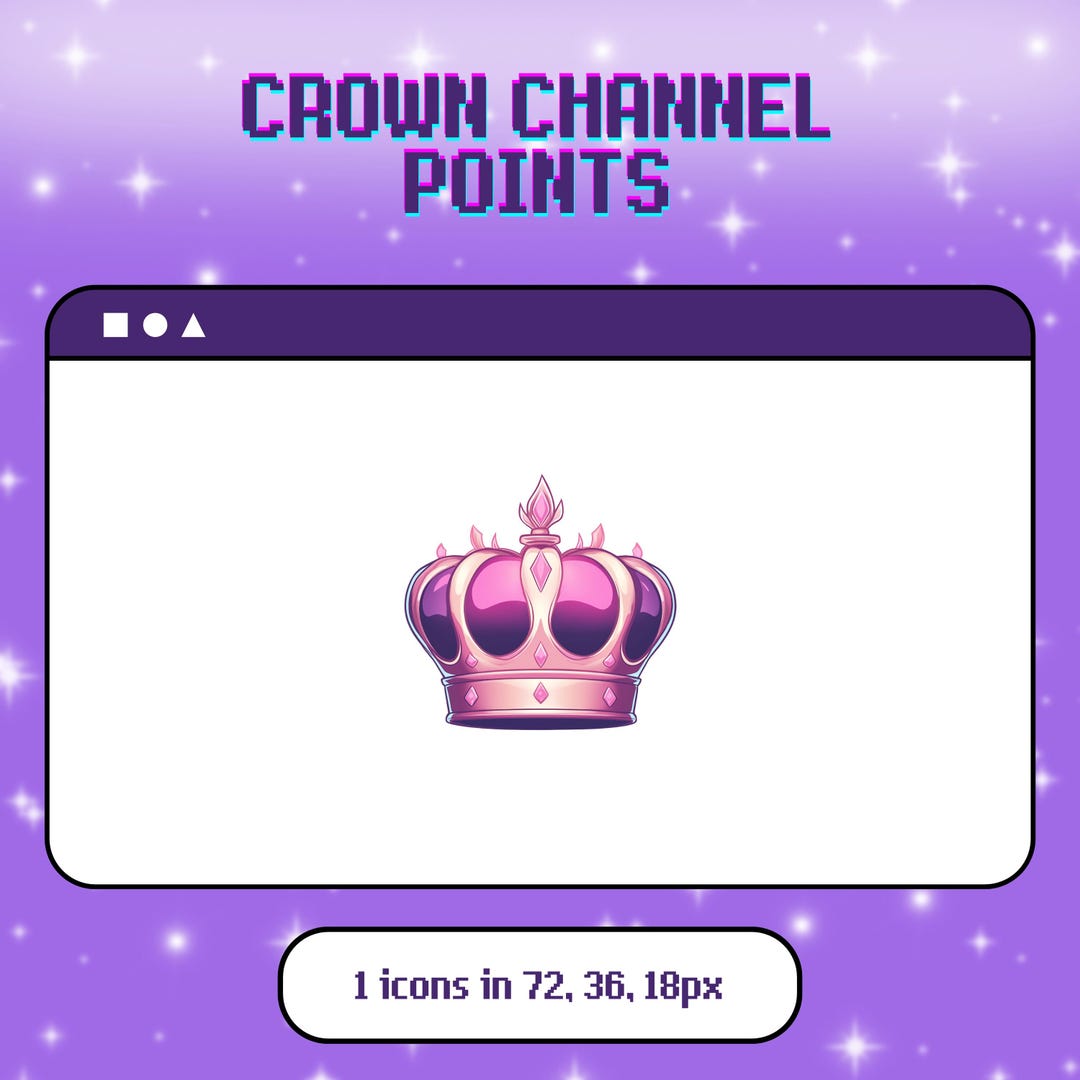 Crown Channel Point for Twitch, Twitch Channel Point, Channel Point ...