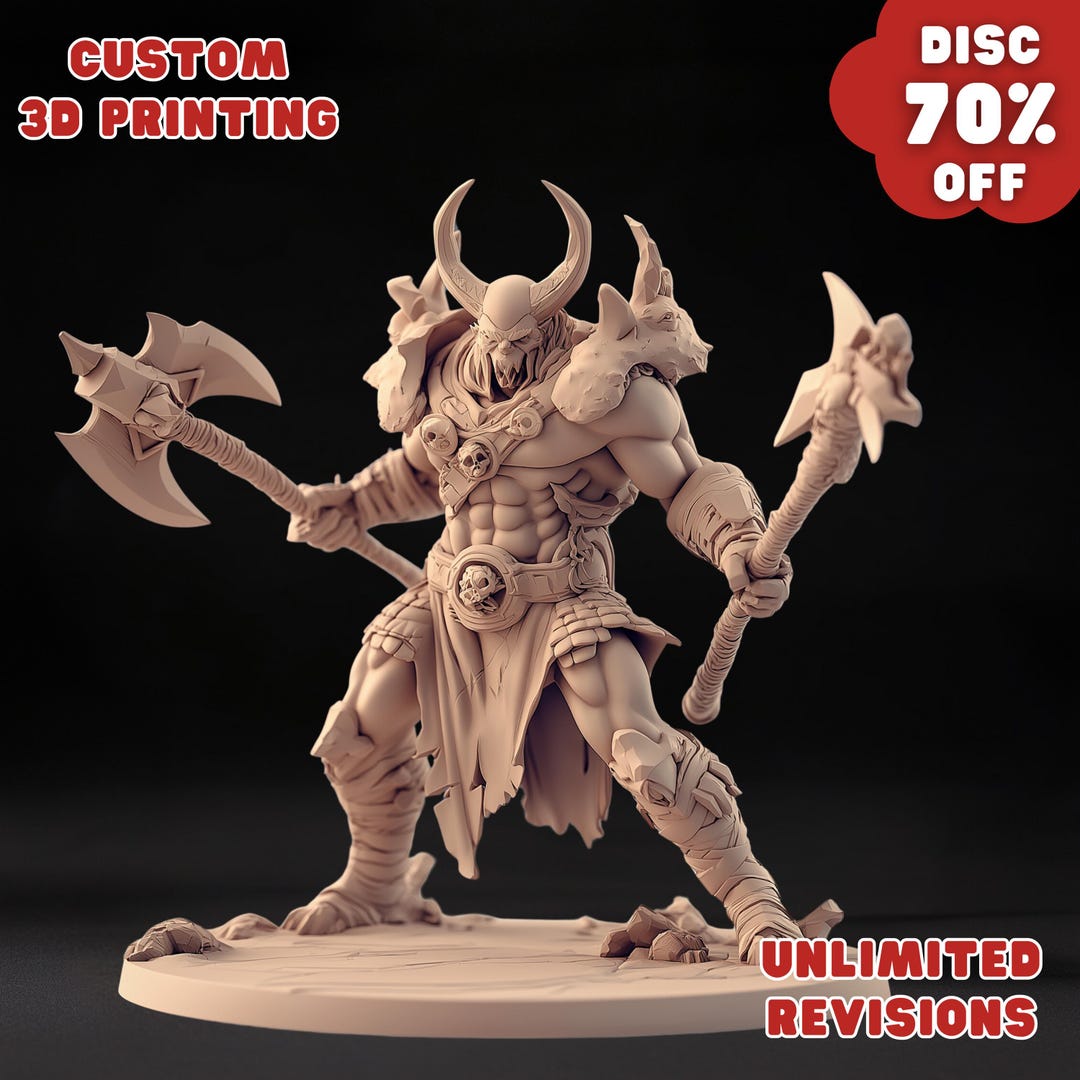 Custom 3D Models for 3D Printing On-demand Character Sculpting, Dnd ...