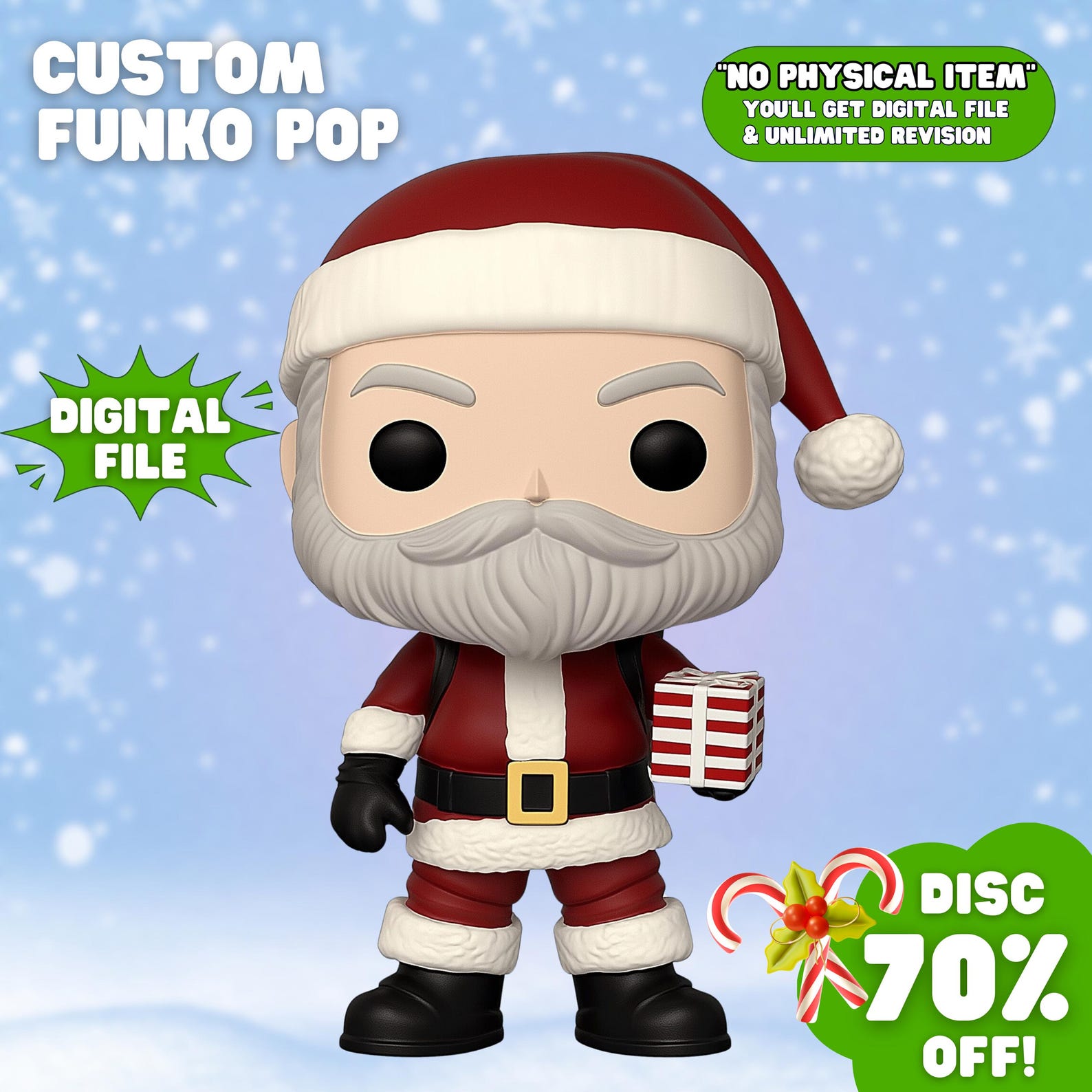 Custom Funko Pop Digital, Custom Pop, Model for Printing, 3d Modeling ...