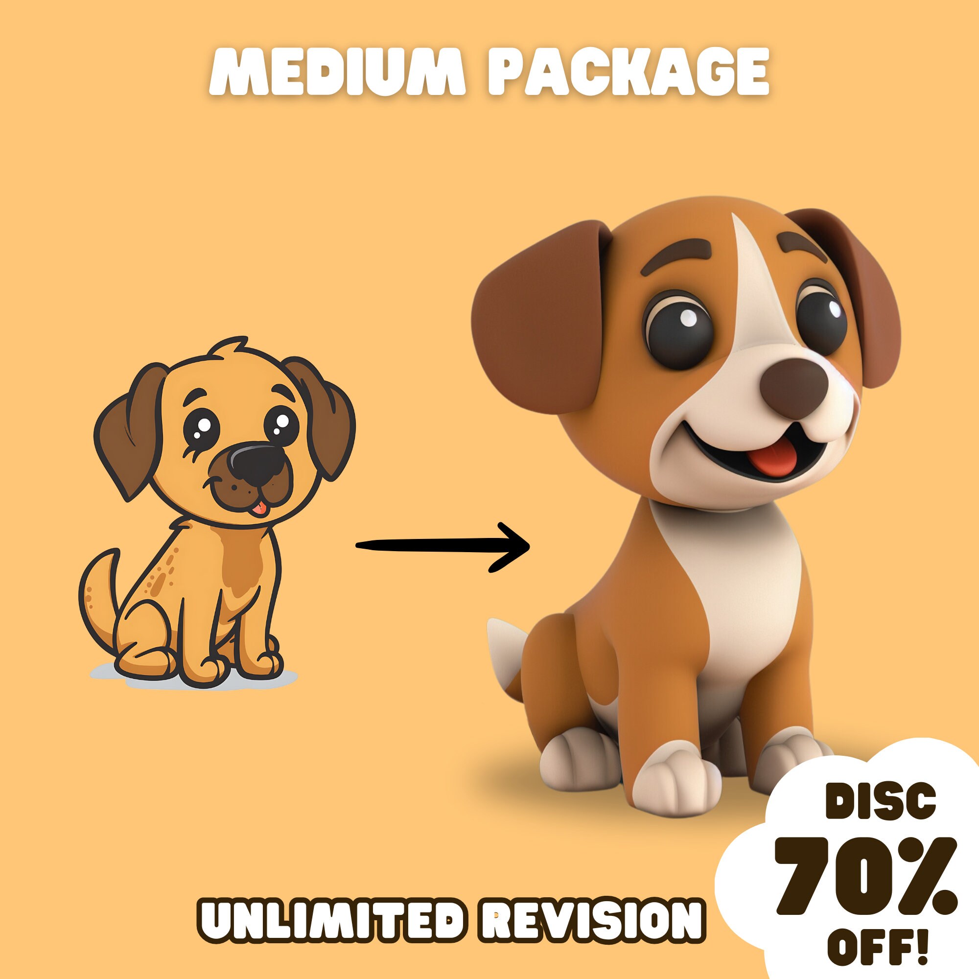 CUSTOM 2D to 3D, 3D Modeling Service, 3D Art, 3D Model Commission, 3D ...