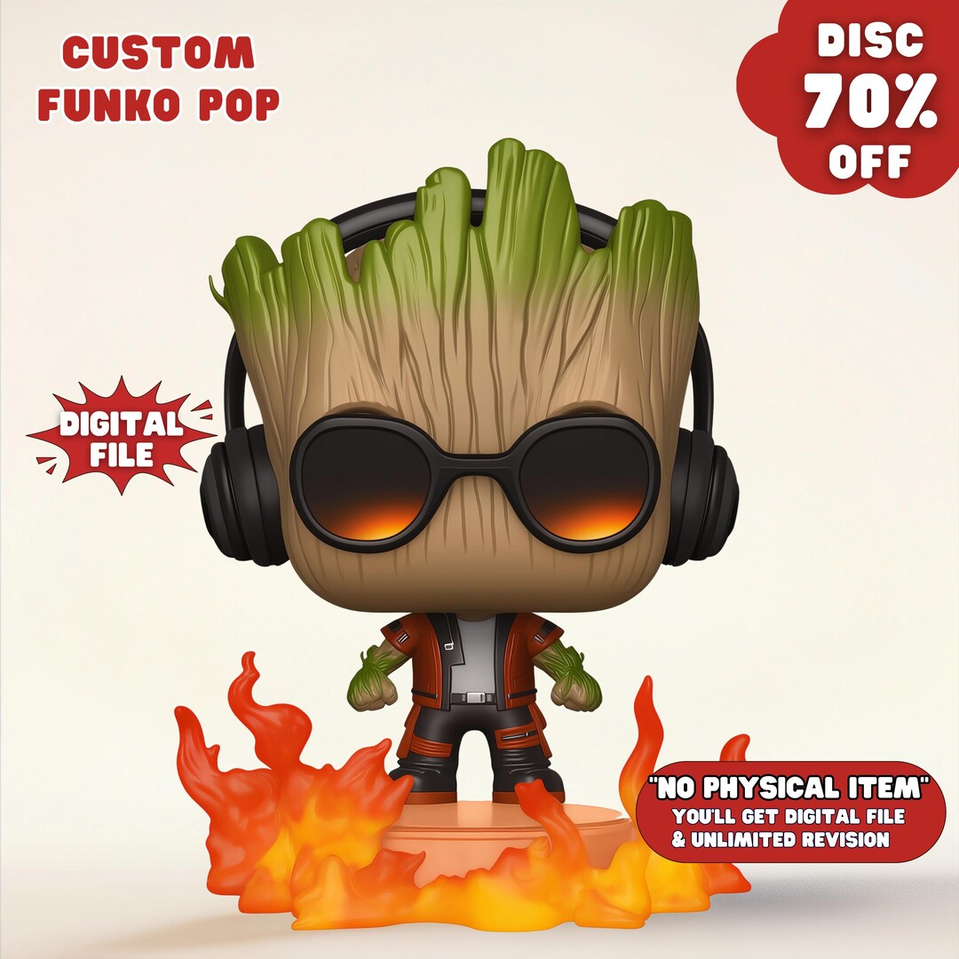 CUSTOM Funko Pop 3D Modeling & Design Service, Custom 3D Modeling, Convert Image to 3D, Unique ...