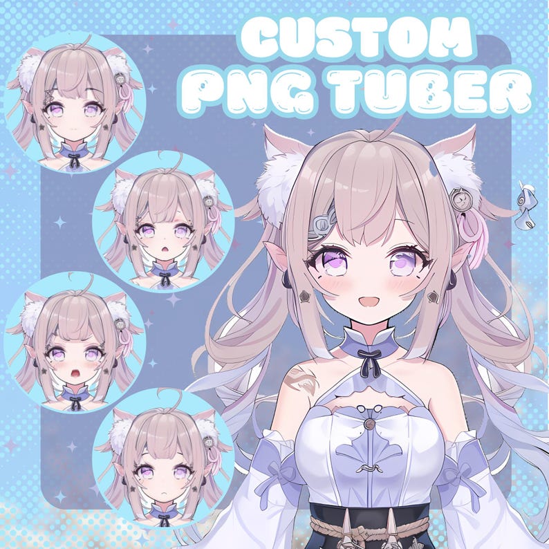 Custom PNGTUBER Pngtuber Commission Png Tuber Anime Pngtuber Avatar ...