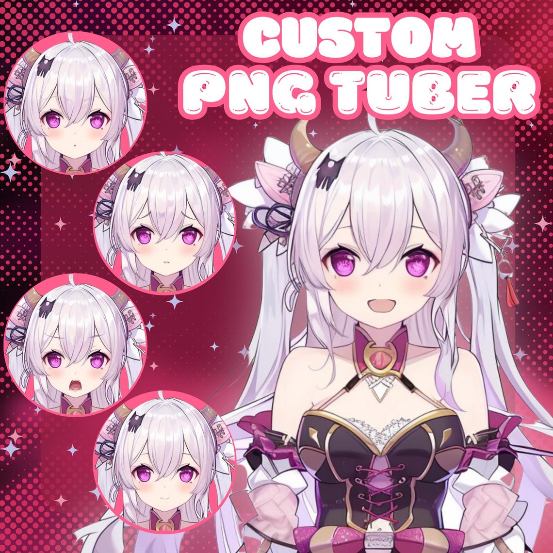 Custom PNGTUBER Pngtuber Commission Png Tuber Anime Pngtuber Avatar ...