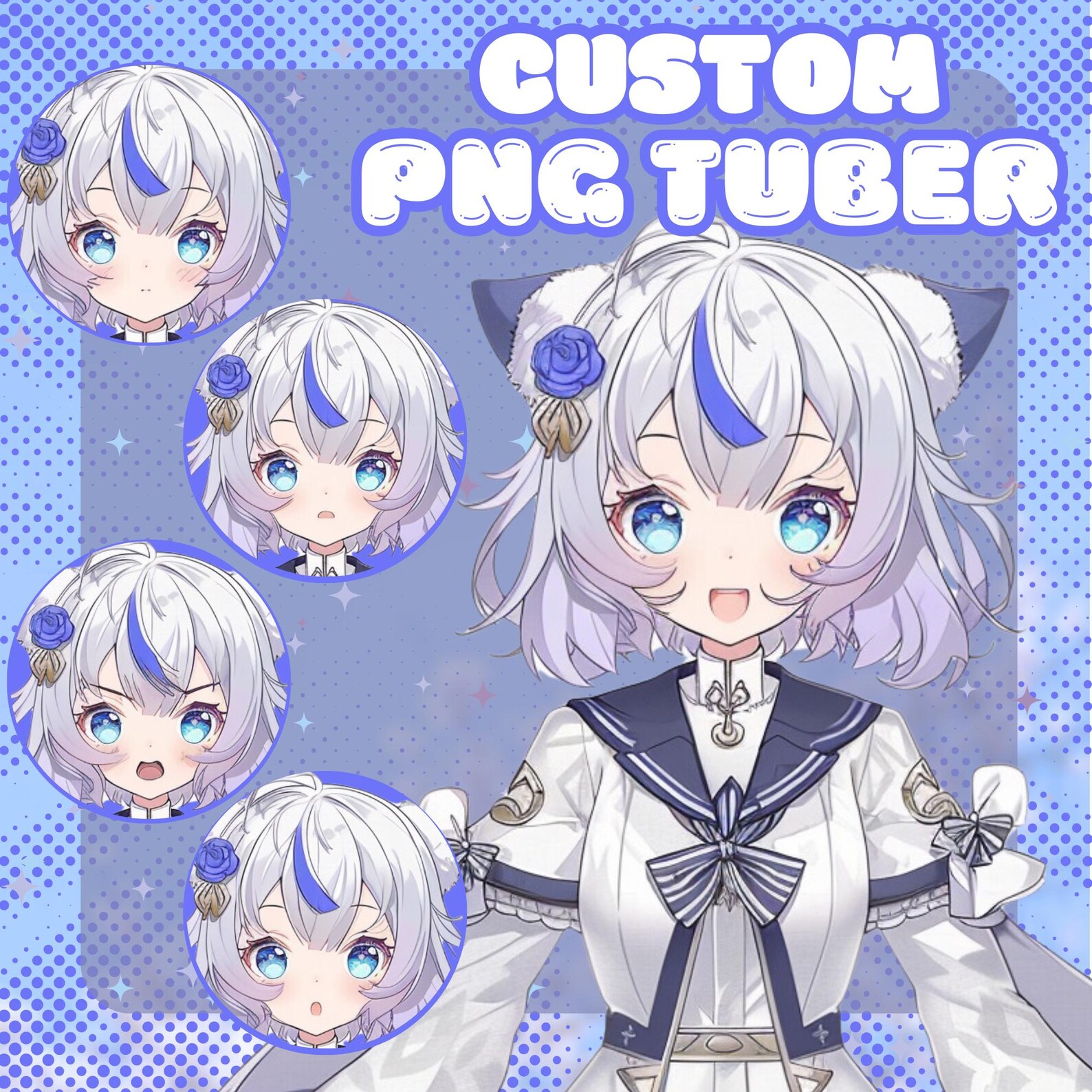 Custom PNGTUBER Pngtuber Commission Png Tuber Anime Pngtuber Avatar ...