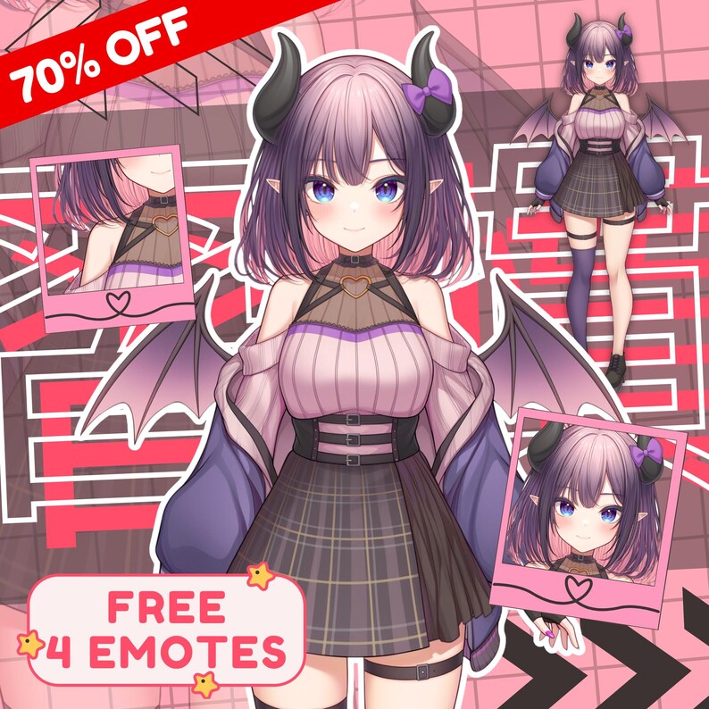 Custom Vtuber Live2d Commission Pngtuber, Live2d Model Commission ...