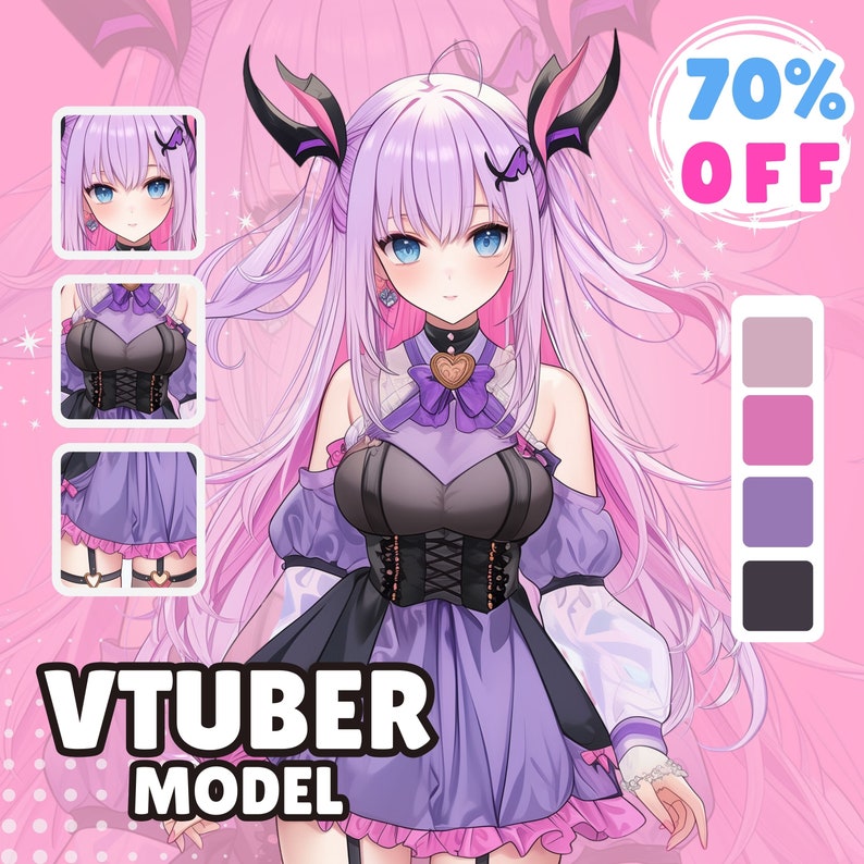 Custom Vtuber Model for Commercial Use Vtuber Commission Vtuber Design ...