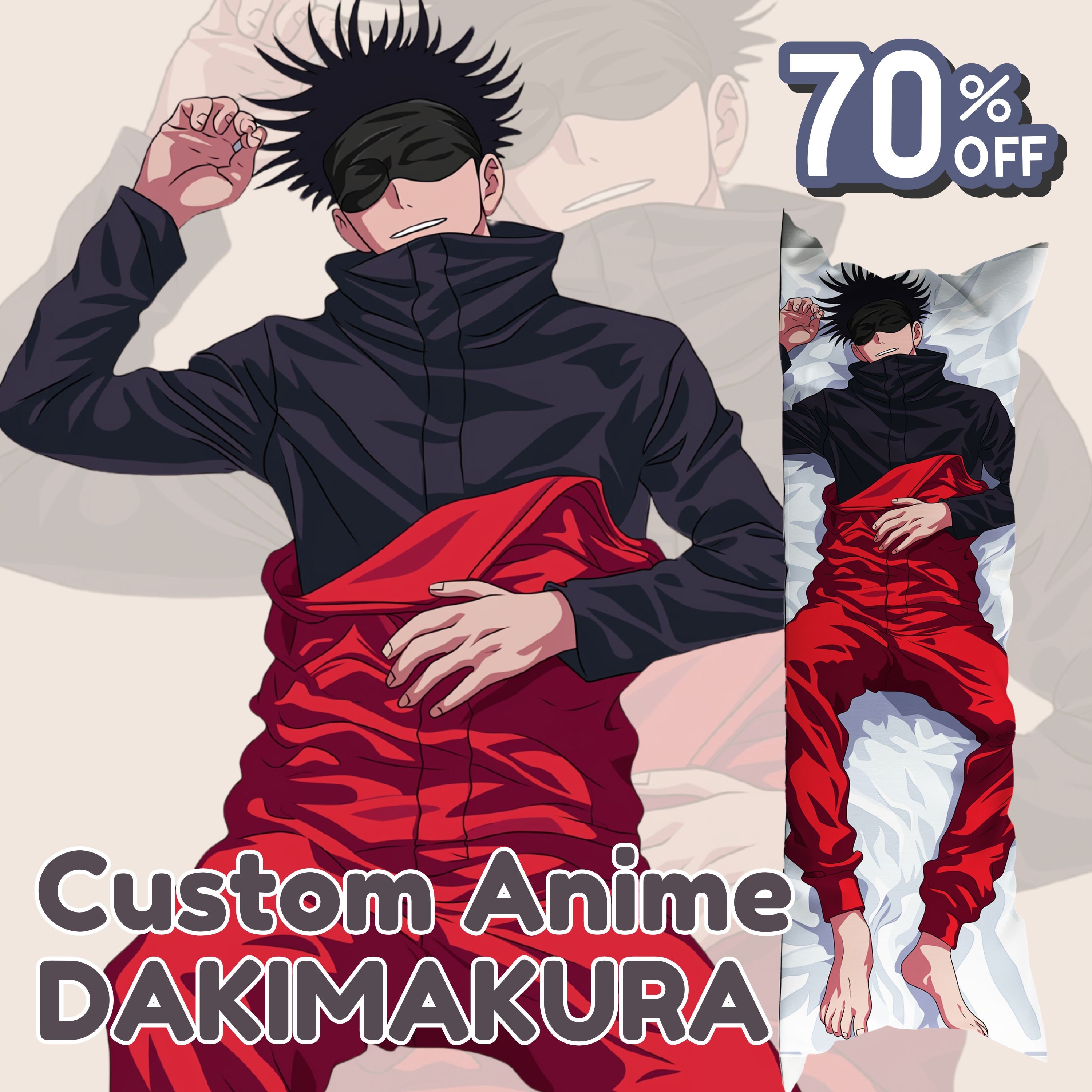 Custom Drawing Anime Art Dakimakura Body Pillow Cover Waifu Vtuber ...