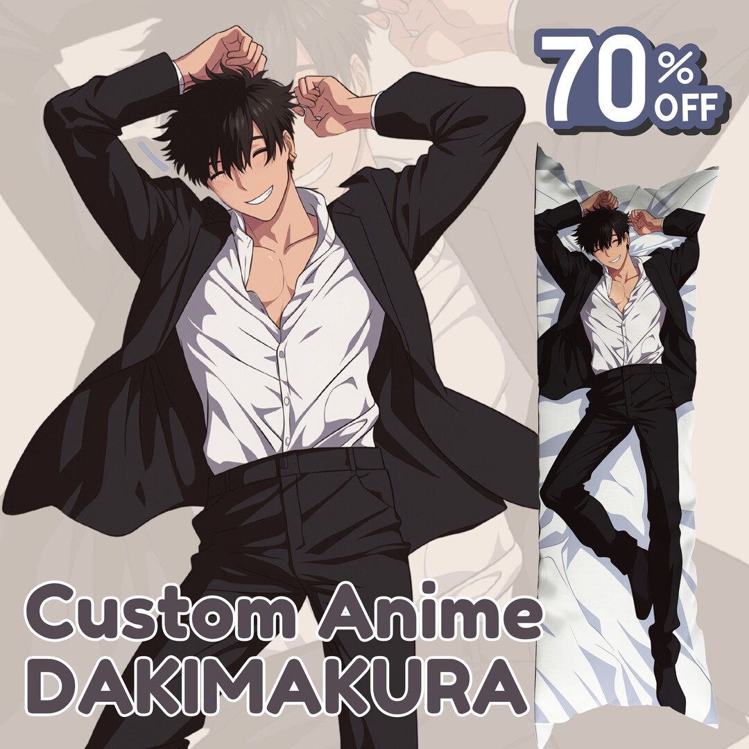 Custom Drawing Anime Art Dakimakura Body Pillow Cover Waifu Vtuber ...
