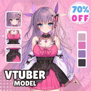 Custom Vtuber Live2d Model Commission (virtual Youtuber Model)vtuber Design / Rigging / Fan Art ...