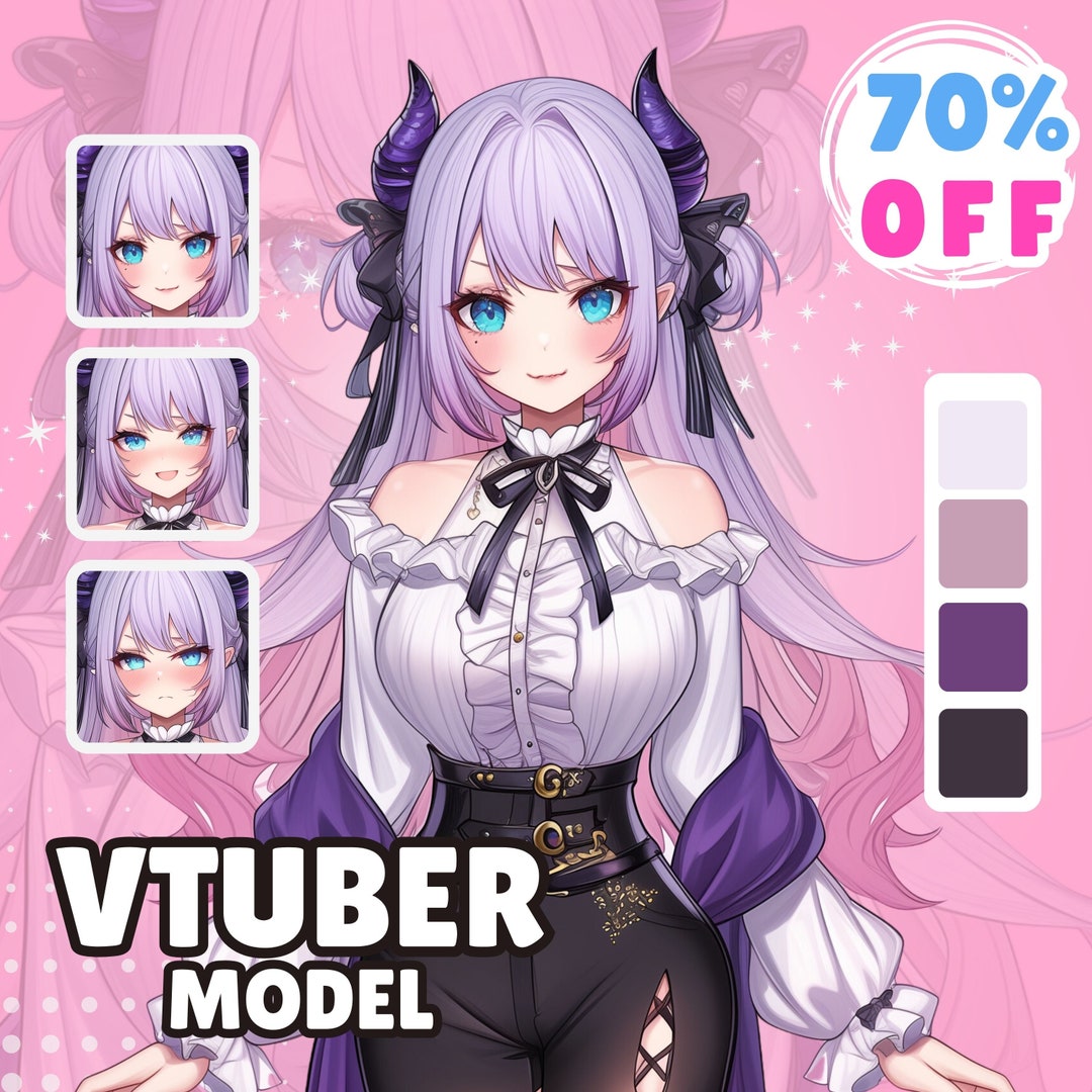 Custom Vtuber Model for Commercial Use| Vtuber Commission | Vtuber ...