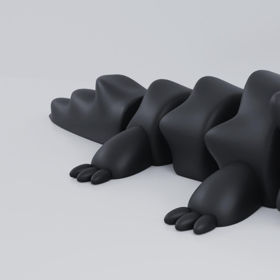 Cute Dragon Flexi Fidget Figurine, Articulated 3D Print STL Files ...