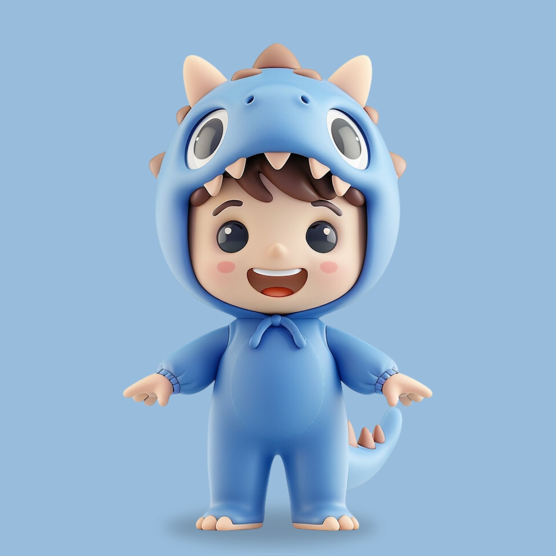 Custom High Quality Cute 3D Model,3d Chibi Animal, 3D Cartoon Art, 3D ...