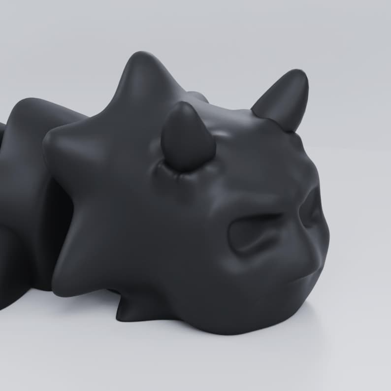 Cute Dragon Flexi Fidget Figurine, Articulated 3D Print STL Files ...