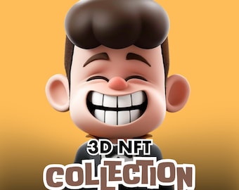 Custom 3D NFT Collection Art3d Character3d Modelingnft Art Collection3d ...