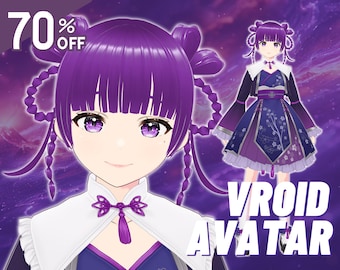 Jinx Pre-made 3D Vroid VRM Model | Vrchat Avatar | 3D Vtuber Model ...