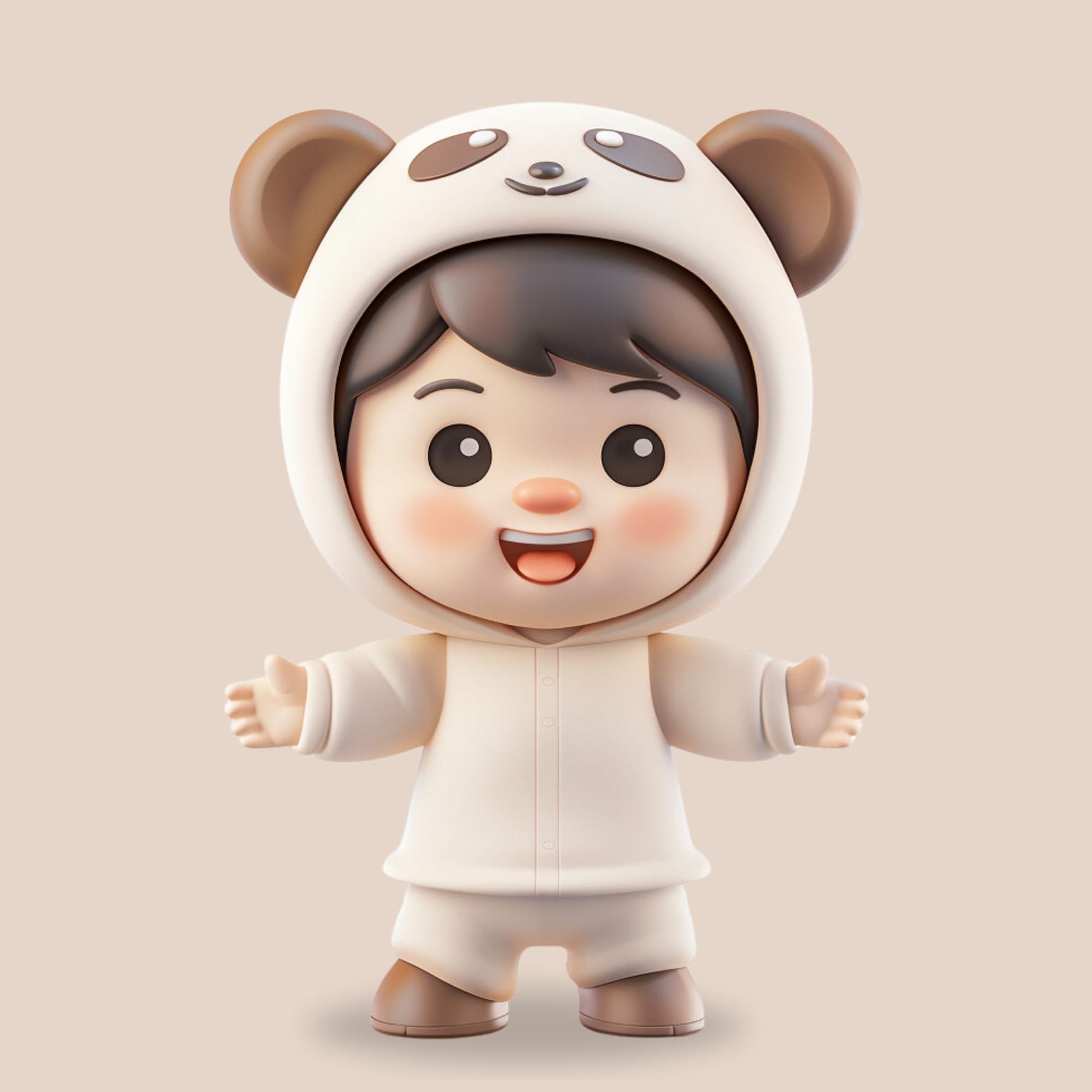 Custom High Quality Cute 3D Model,3d Chibi Animal, 3D Cartoon Art, 3D ...