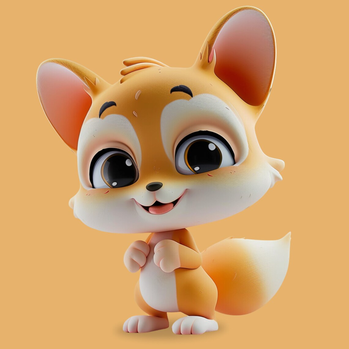 Custom High Quality Cute 3D Model,3d Chibi Animal, 3D Cartoon Art, 3D ...