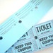 Blue Two Part Raffle Tickets 30 Tickets - Etsy