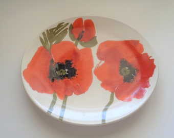 Poppy Display Plates | Etsy