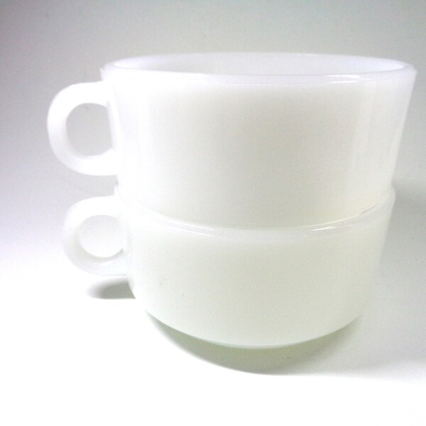 Milk Glass Mugs - Etsy