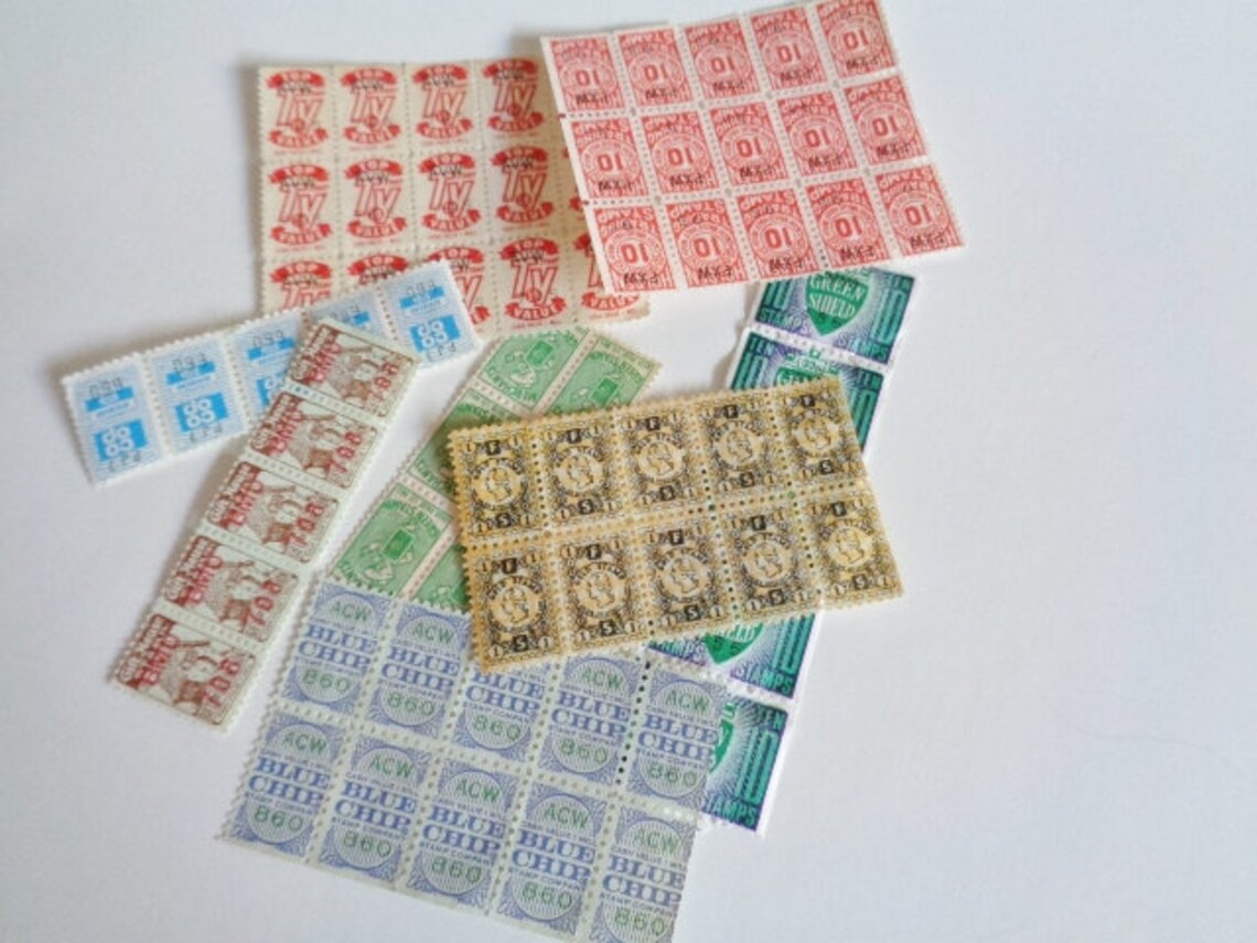 Vintage Trading Stamps Assortment Ephemera - Etsy