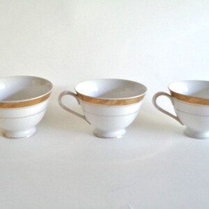 Set of 3 Sango Imperial Deluxe Cups in CLEOPATRA Gold Trim - Etsy