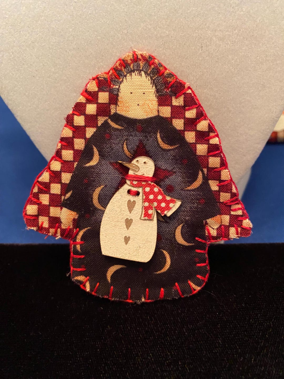 Angel and Snowman Soft Pin: Fridge Magnet/brooch/scarves/bags/coats ...