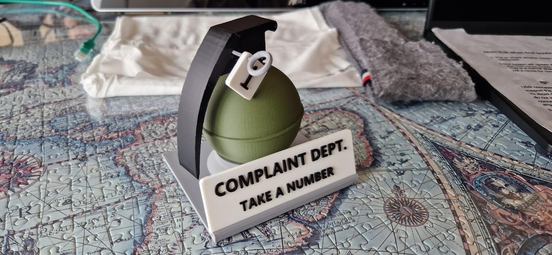Complaints Department Grenade - Etsy