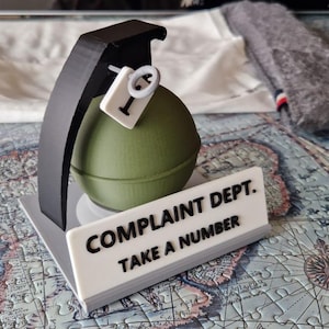 Complaint Department Grenade - Etsy