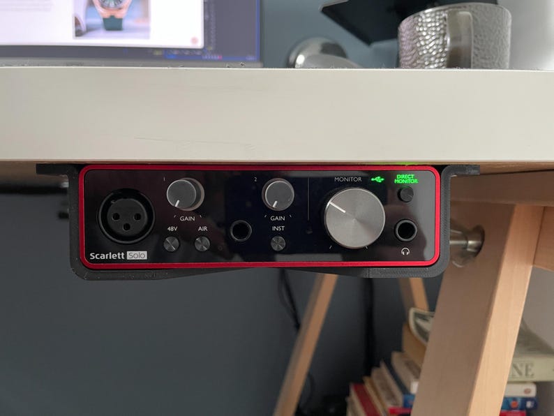 Focusrite Scarlett Solo 3rd Gen Under Desk Mount - Etsy